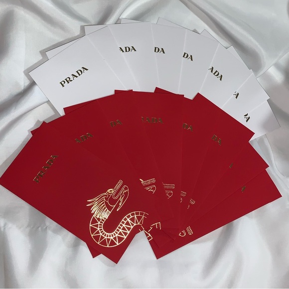 Prada | Office | Nib Prada Lunar New Year Red Envelope Gift Set 224 ...